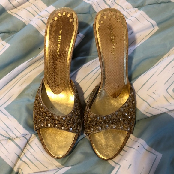 Nine West | Shoes | Nine West Studio Sandals With Stiletto Heel | Poshmark